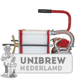 RVS platenfilter 2020 voor OLIE met pomp 18 platen