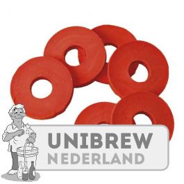 Rubberen ringen voor beugels 10 stuks.