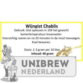 Wijngist Chablis 40 Gram