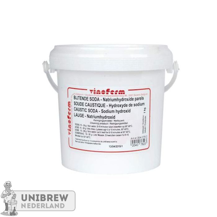 Bijtende Soda ( natriumhydroxide ) 1KG